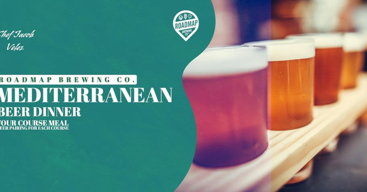 Mediterranean Dinner and Beer Pairing in San Antonio at Roadmap