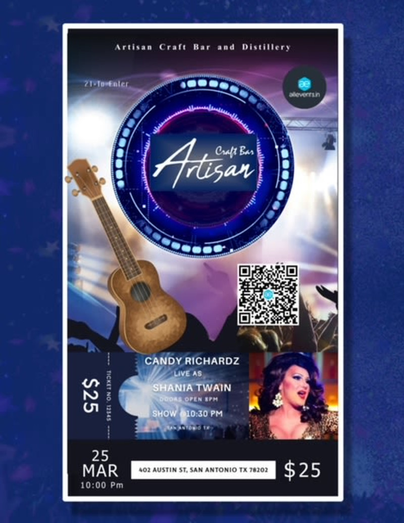 Shania Twain Illusionist | Candy Richardz LIVE in San Antonio at