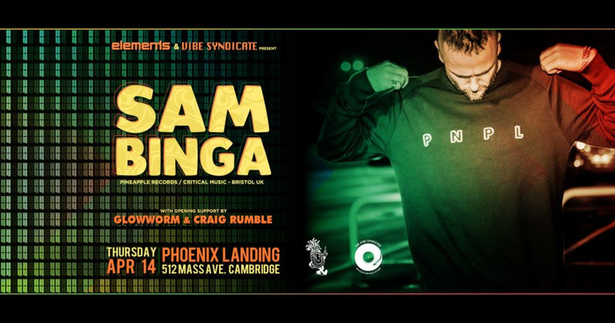 Sam Binga w/ Glowworm & Craig Rumble in Cambridge at Phoenix
