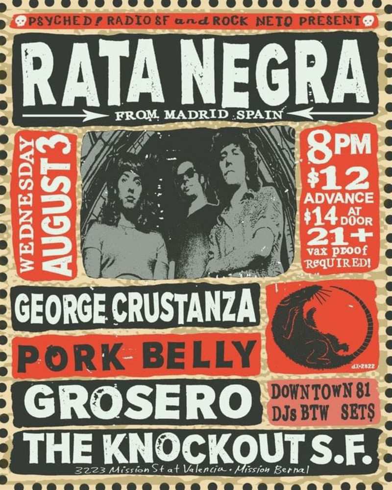 RATA NEGRA in San Francisco at The Knockout