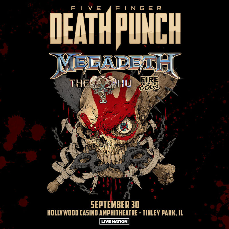 Five Finger Death Punch in Tinley Park at Credit Union 1