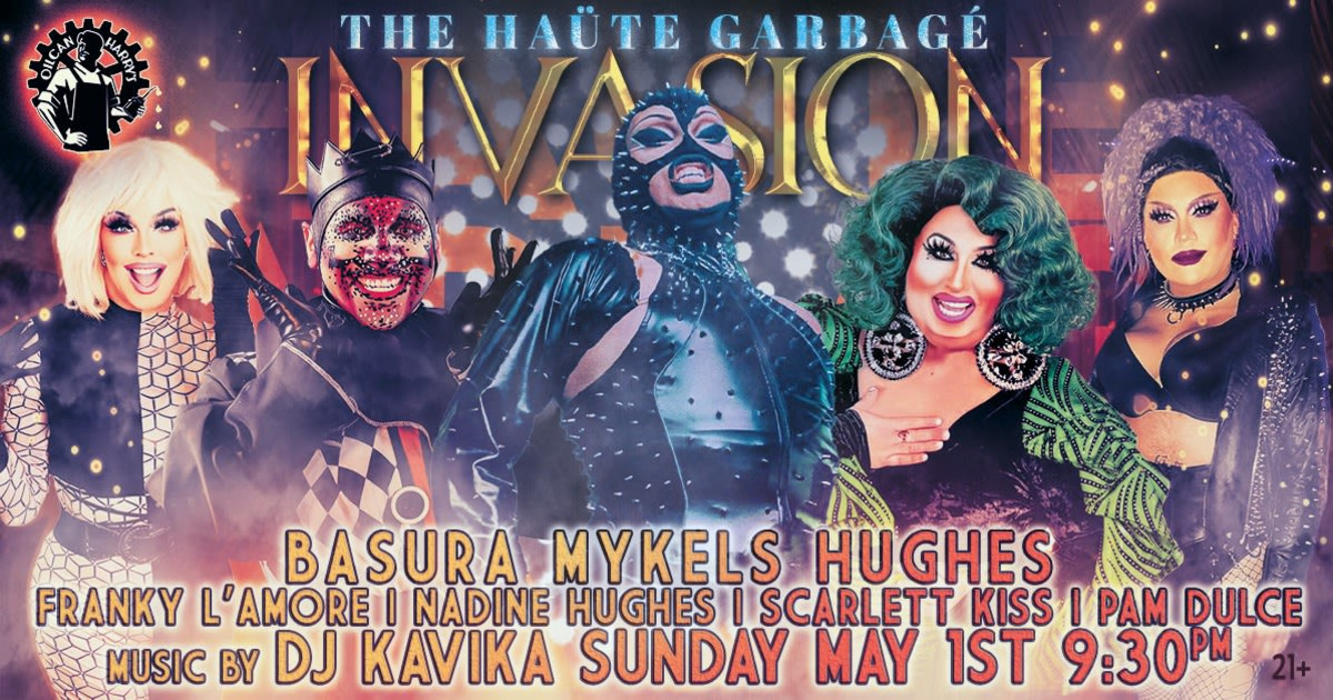 The Haute Garbage Invasion in Austin at Oilcan Harry's