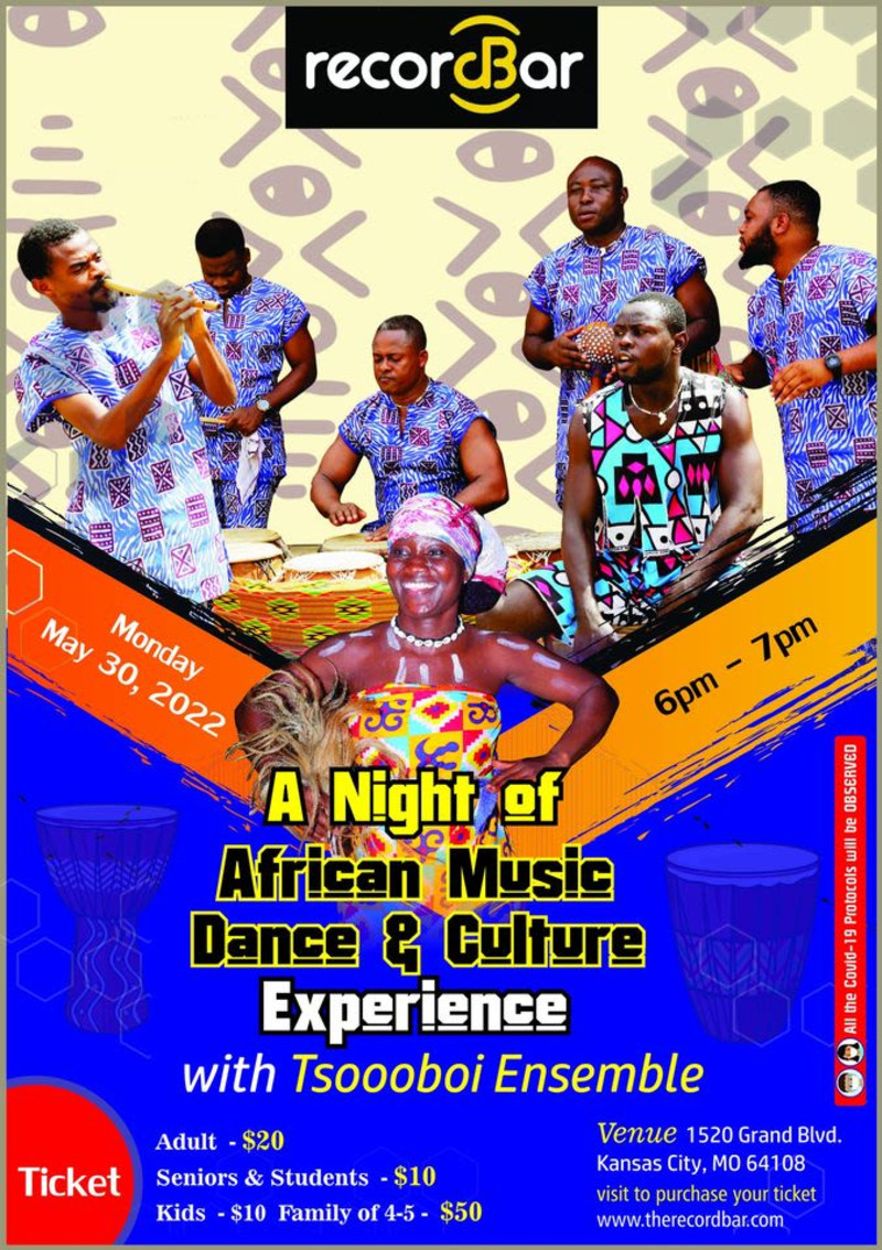 A Night of African Culture and Dance with Tsooboi Ensemble in
