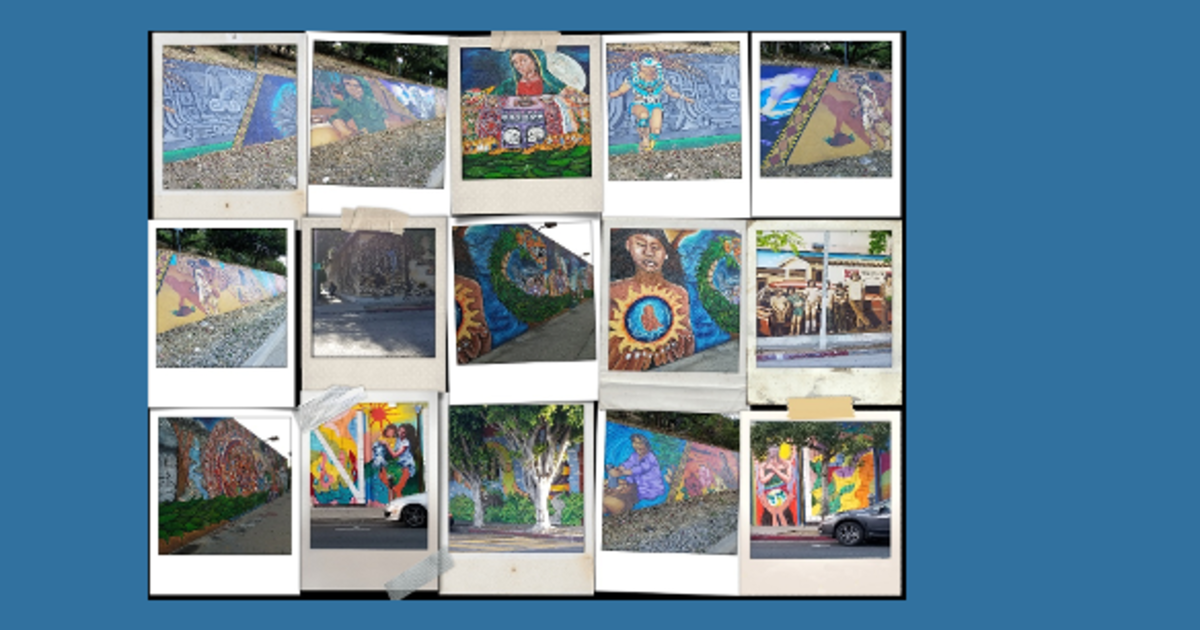 Highland Park Mural Walk in Los Angeles at Arroyo Seco Regional