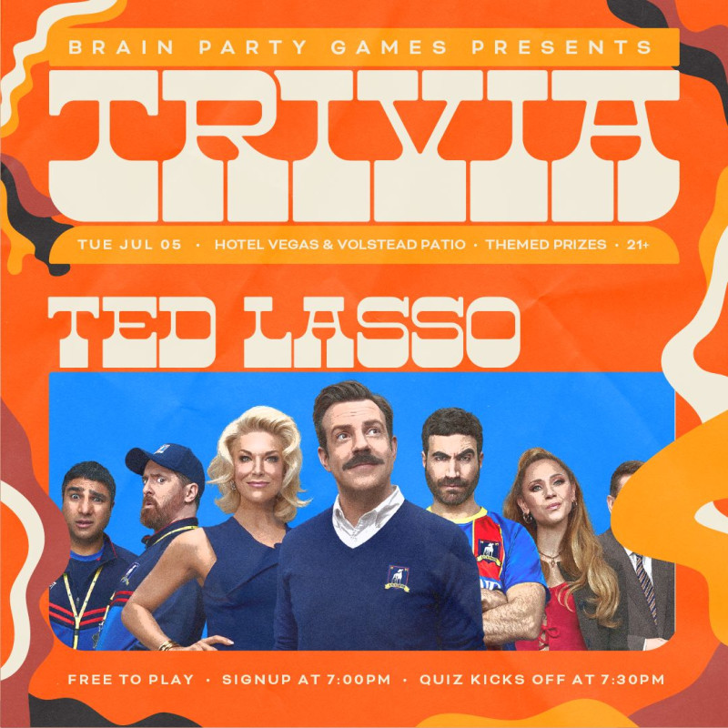 Ted Lasso Trivia in Austin at Hotel Vegas & The Volstead Lounge