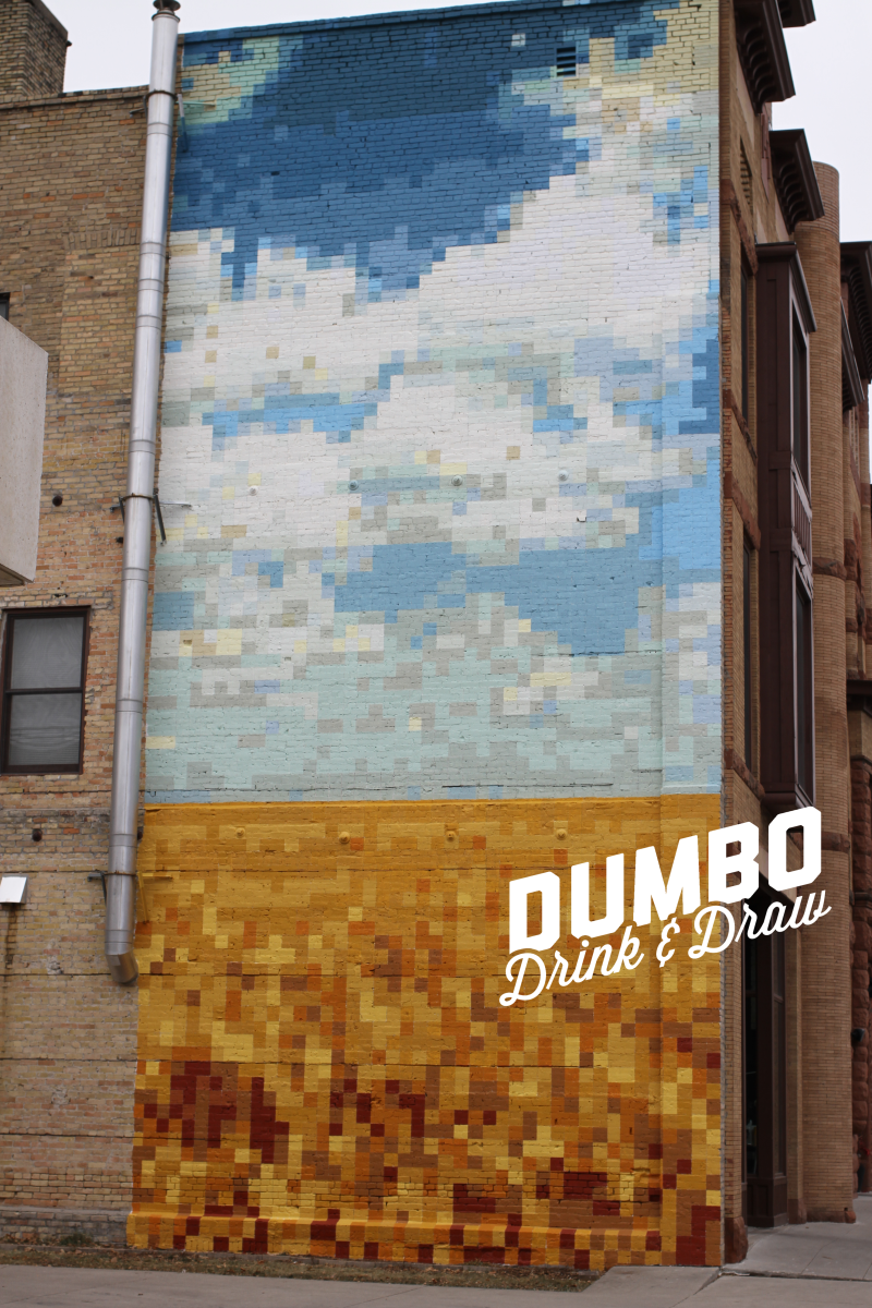 Dumbo Drink and Draw: Casey Opstad / Grid it Out: Paint Chip Pixel