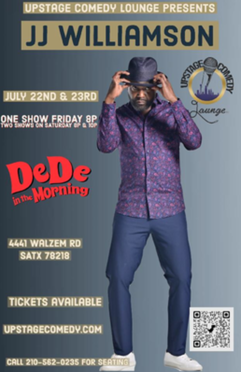 JJ Williamson in San Antonio at Upstage Comedy Lounge