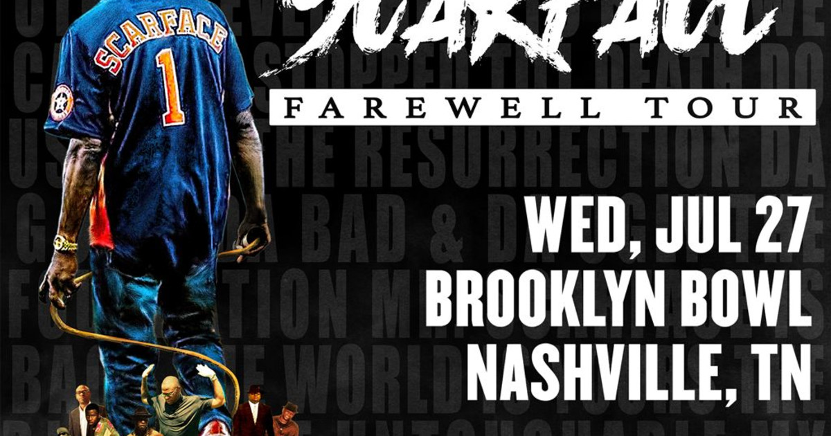 Scarface Farewell Tour with Live Band Formaldehyde Funkmen in