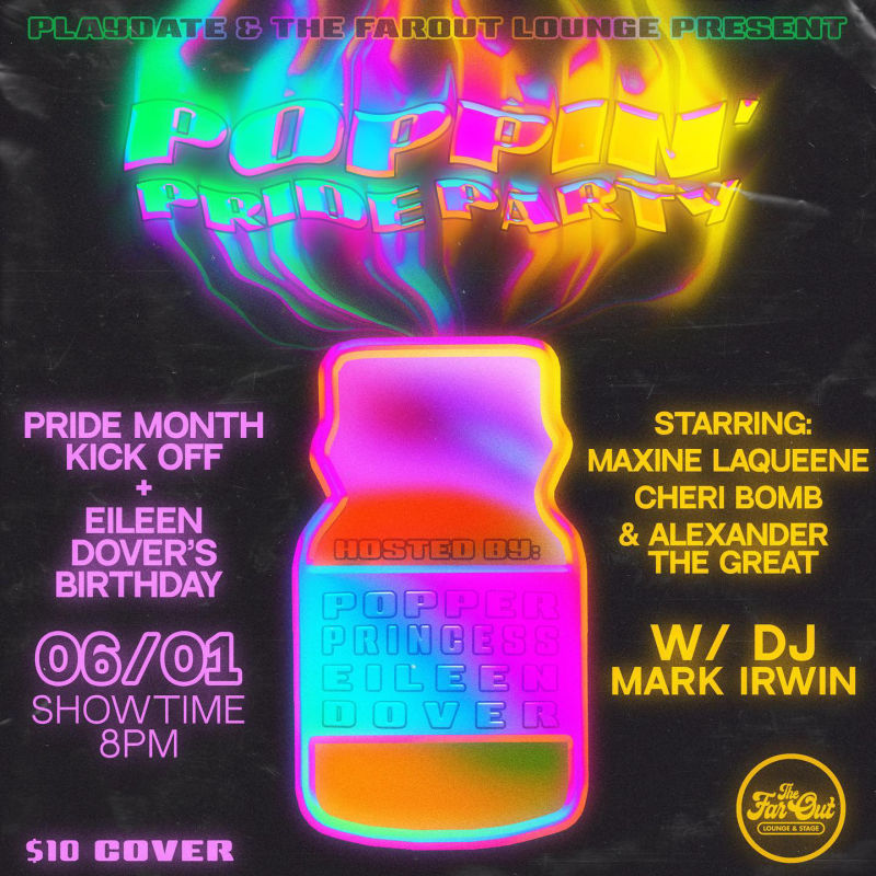 The Poppin' Pride Party & Eileen Dover's Birthday! in Austin at