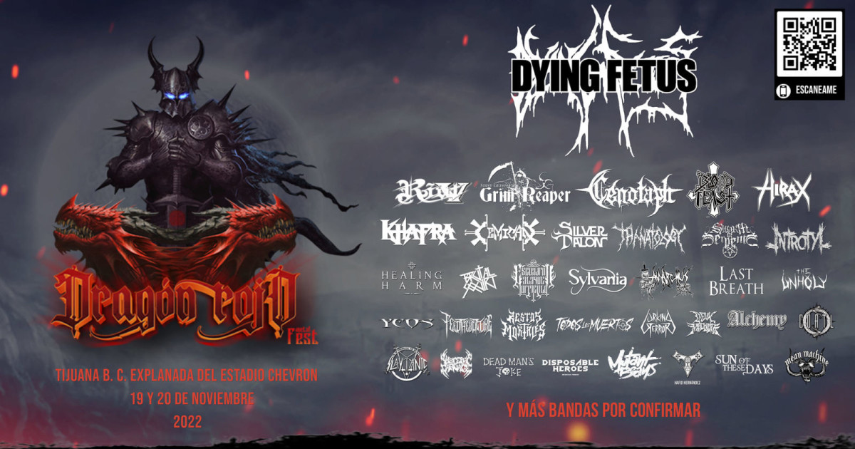 Dragon Rojo Metal Fest en Tijuana en Estadio Chevron
