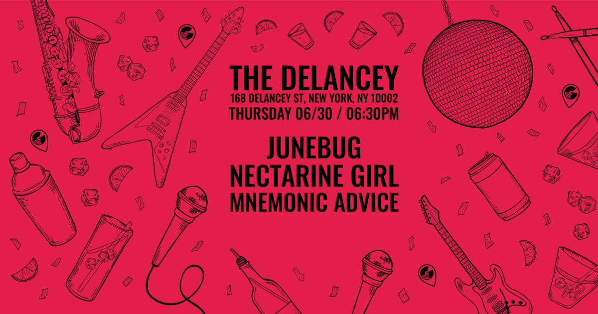 Nectarine Girl, Junebug, Tickets - GEORGIE’S DOWNSTAIRS LOUNGE