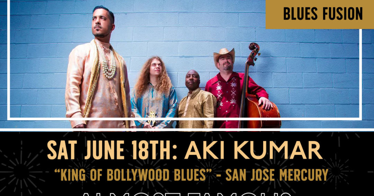 Aki Kumar at Almost Famous Wine Lounge in Livermore at Almost