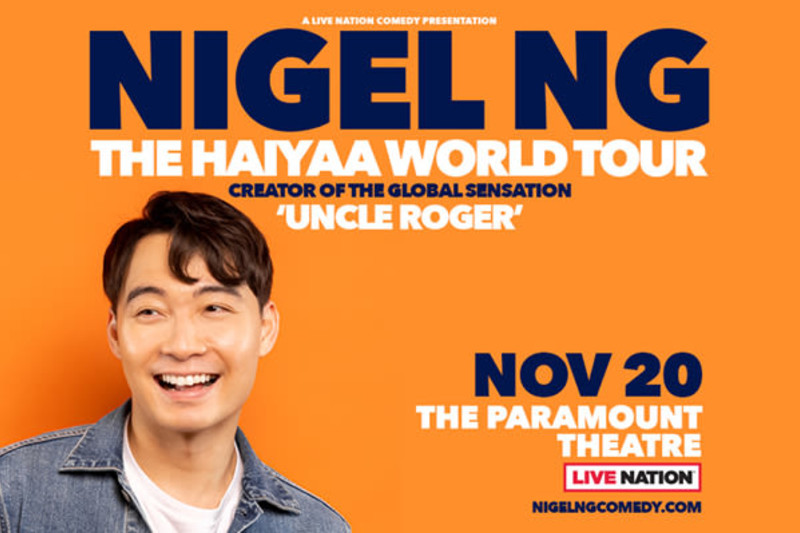 Nigel Ng in Austin at Paramount and Stateside Theatres
