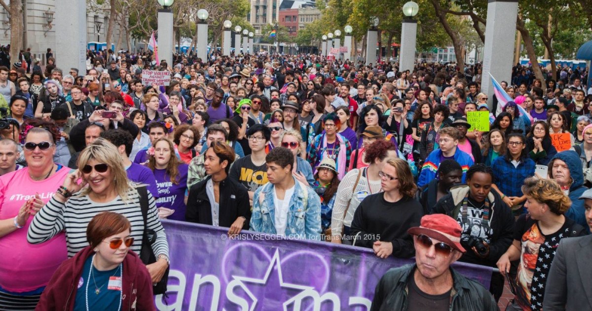 Back In Person: Trans March 2022 in The Bay Area at Dolores Park