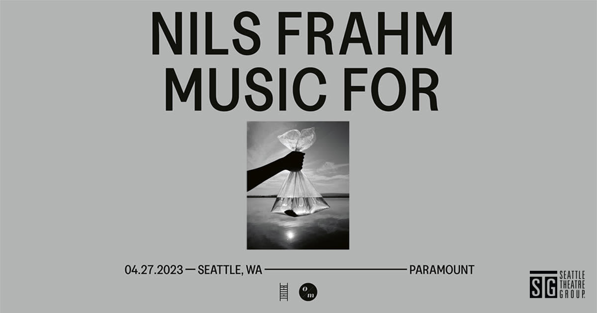 Nils Frahm in Seattle at Paramount Theatre