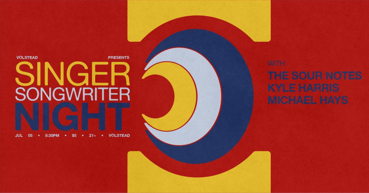 Singer-Songwriter Night with The Sour Notes, Kyle Harris,