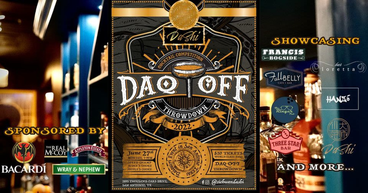 DASHI Daq-Off Cocktail Competition in San Antonio at Dashi