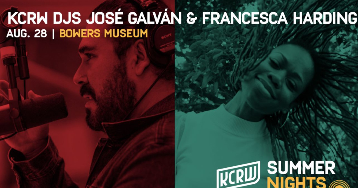 KCRW Summer Nights at the Bowers Museum with DJs José Galván