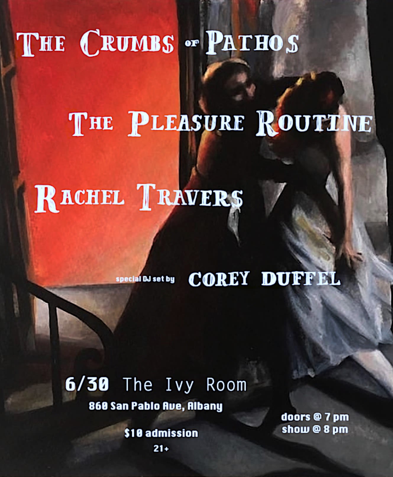 Crumbs Of Pathos + The Pleasure Routine + Rachel Travers (Wax