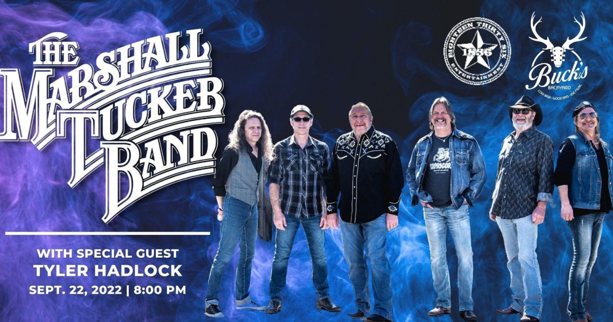 The Marshall Tucker Band w/ Tyler Hadlock in Buda at Buck's