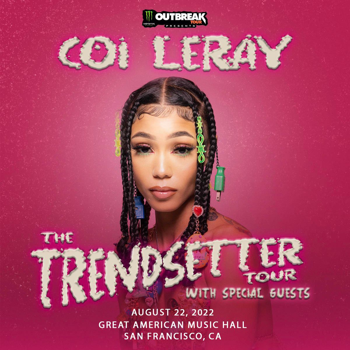 [CANCELLED] Coi Leray in San Francisco at Great American Music