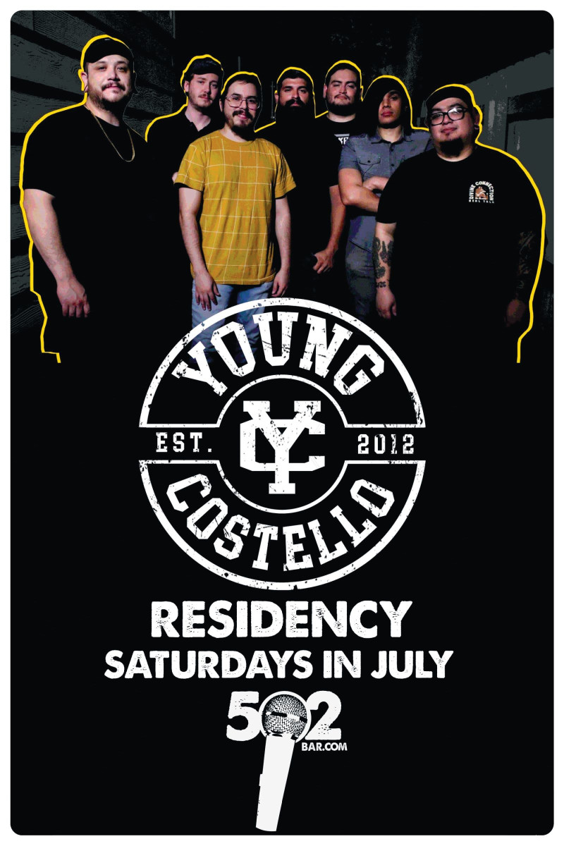 Young Costello July Residency in San Antonio at 502 Bar
