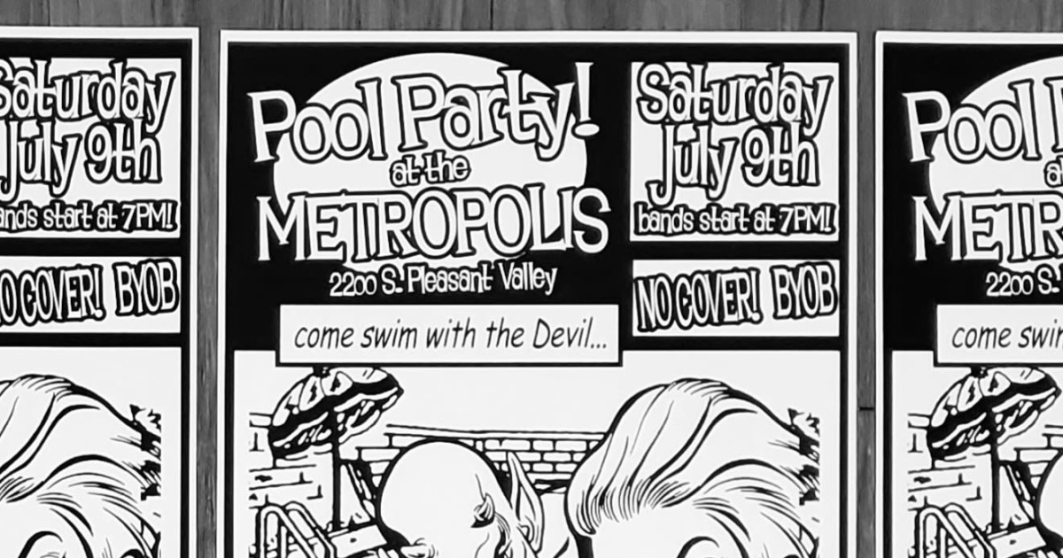 Free Punk/Metal Pool Party in Austin at The Metropolis Pool