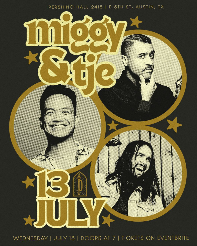 Miggy & Tje in Austin at Pershing Hall