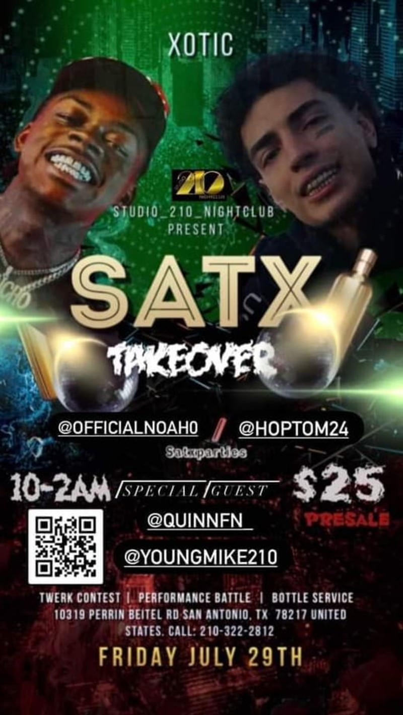 Satx Takeover!!! in San Antonio at Studio 210 Nightclub and Bar