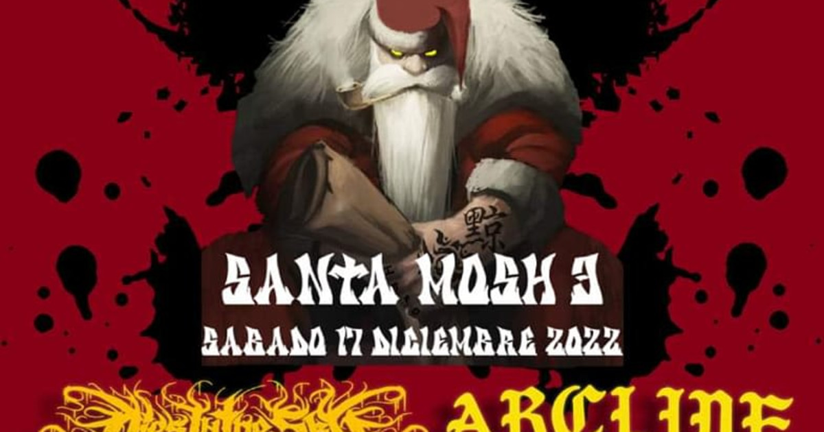 Santa Mosh 3 en Tijuana en Moustache