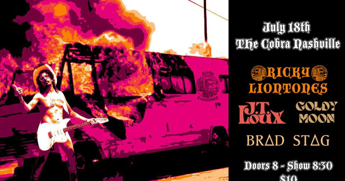 Ricky Liontones - Jt Loux - Brad Stag - Gold Y Moon in Nashville at