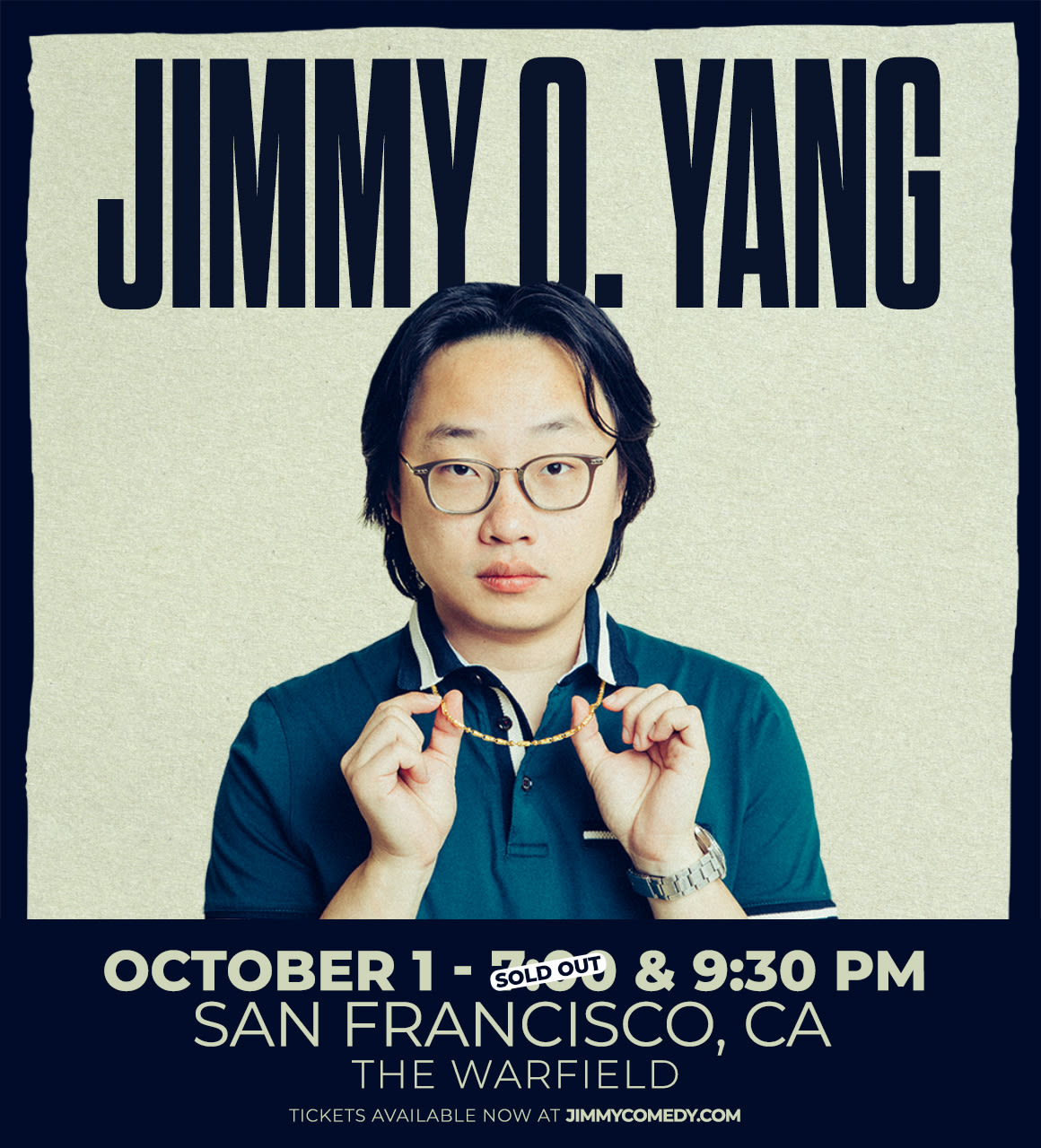 Jimmy O. Yang in San Francisco at The Warfield
