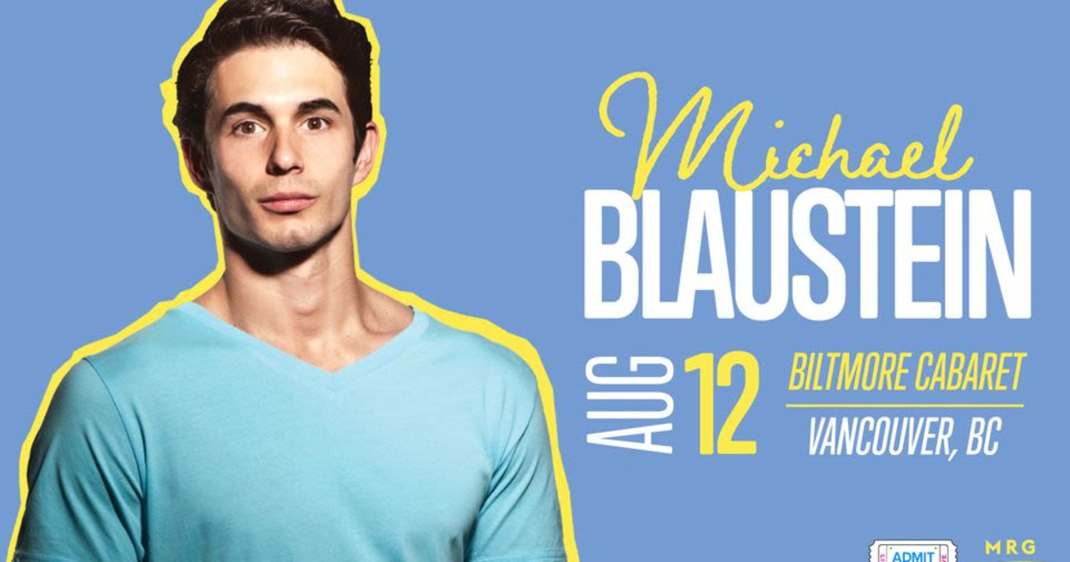 Michael Blaustein in Vancouver at Biltmore Cabaret