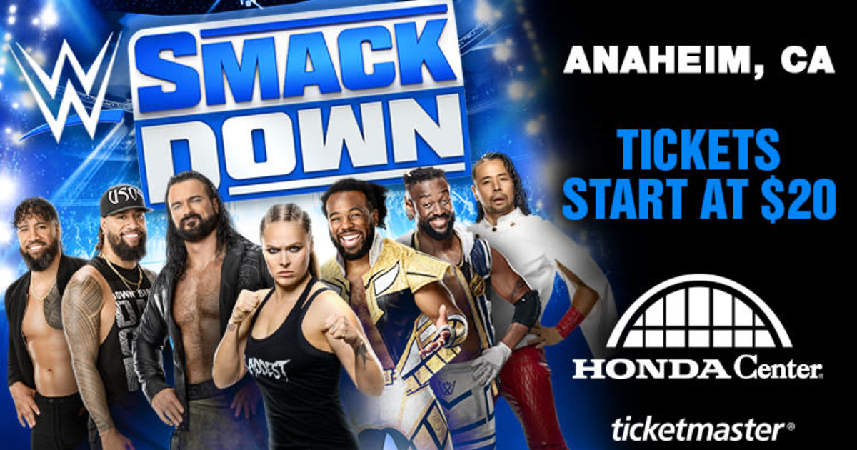 WWE Friday Night Smackdown in Anaheim at Honda Center
