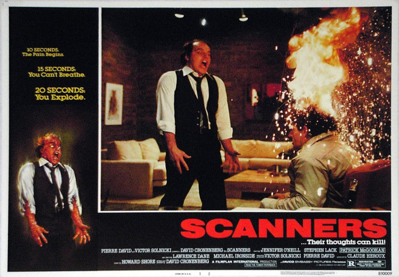 Scanners Movie Poster