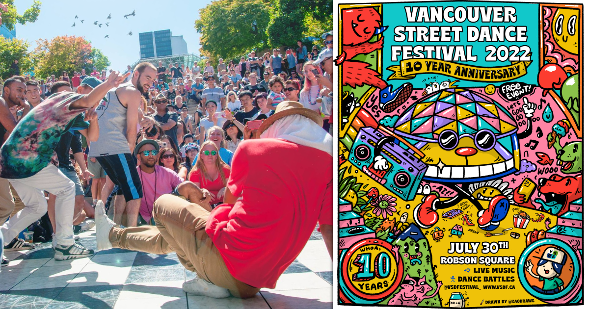 Vancouver Street Dance Festival in Vancouver at Robson Square