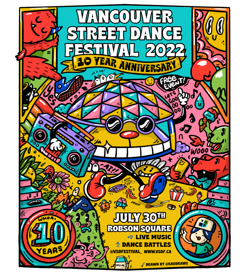 Vancouver Street Dance Festival in Vancouver at Robson Square