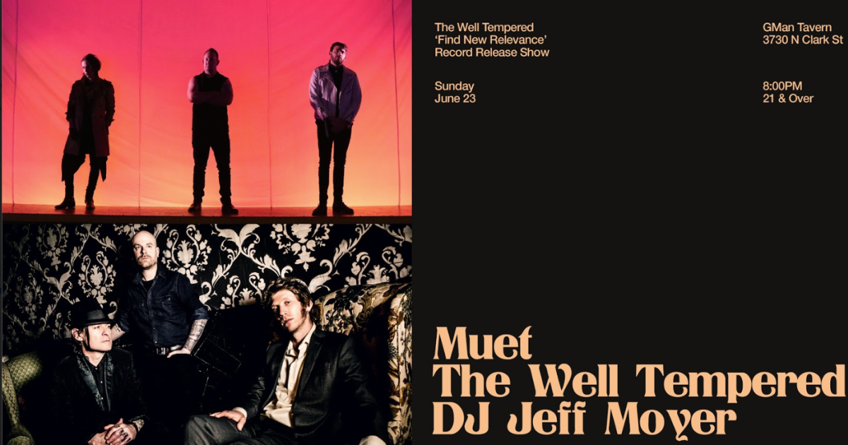 Muet, The Well Tempered, DJ Jeff Moyer in Chicago at GMan Tavern