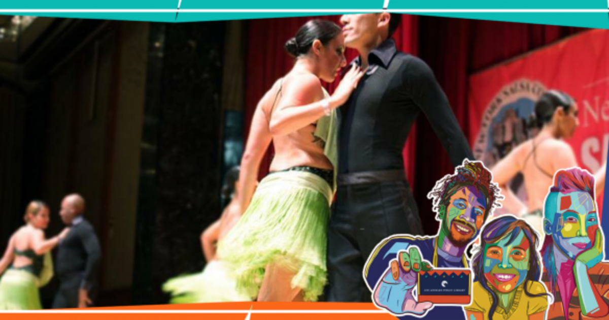 Salsa Dancing With Emmy Lam in Los Angeles at Sun Valley Branch