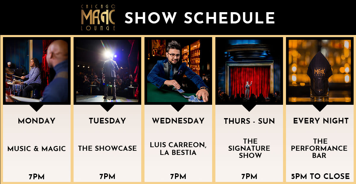 The Signature Show in Chicago at Chicago Magic Lounge