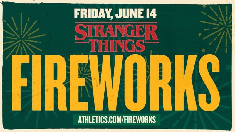 Netflix: Stranger Things Fireworks in Oakland at
