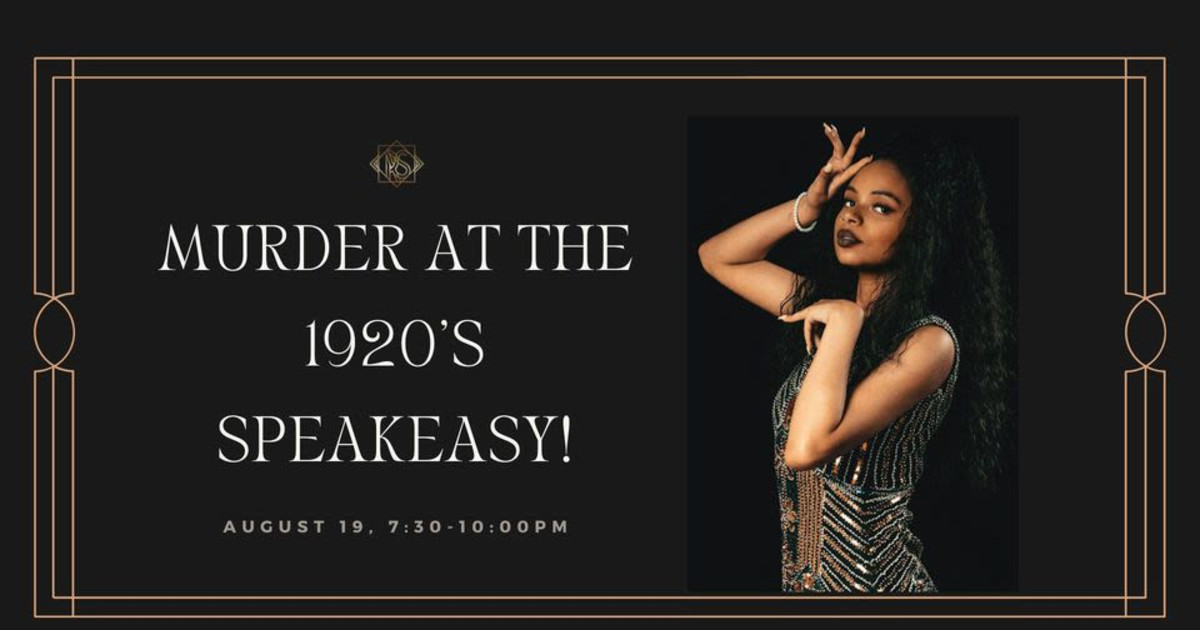 Murder at The 1920's Speakeasy! a Roaring 20s Murder Mystery in