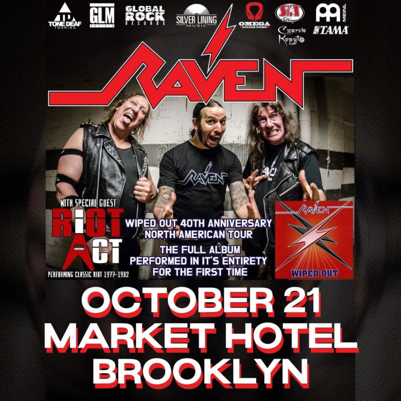 Raven Performs Wiped Out. Riot Act Performs Early Riot in