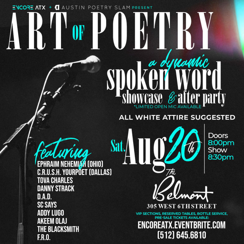 Spoken Word Poetry Art