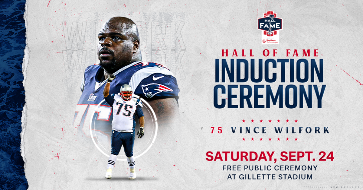 2022 Patriots Hall Of Fame Induction Ceremony in Foxborough at