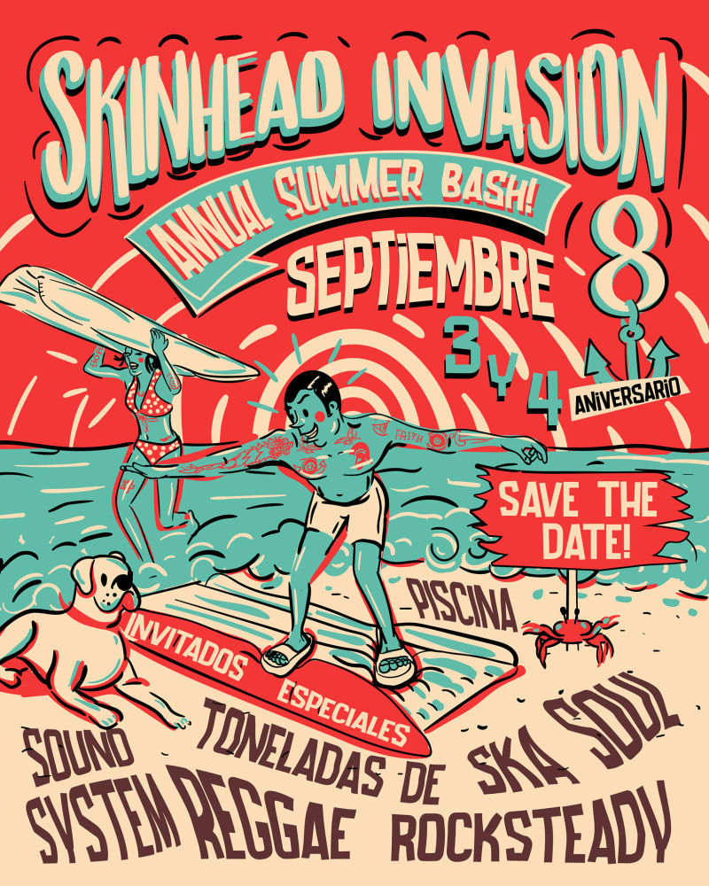 Skinhead Invasion Annual Summer Bash en Tijuana en Tijuana