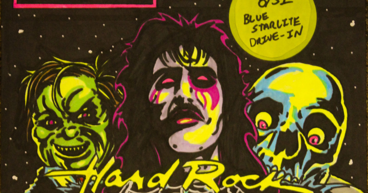 VHS TAILGATE HEAVY METAL DRIVE-IN with HARD ROCK ZOMBIES ('85)