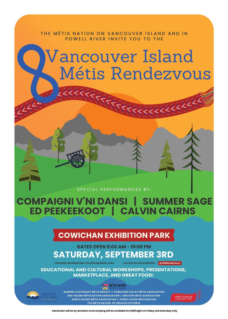 Vancouver Island Metis Rendezvous Event in Victoria at Cowichan