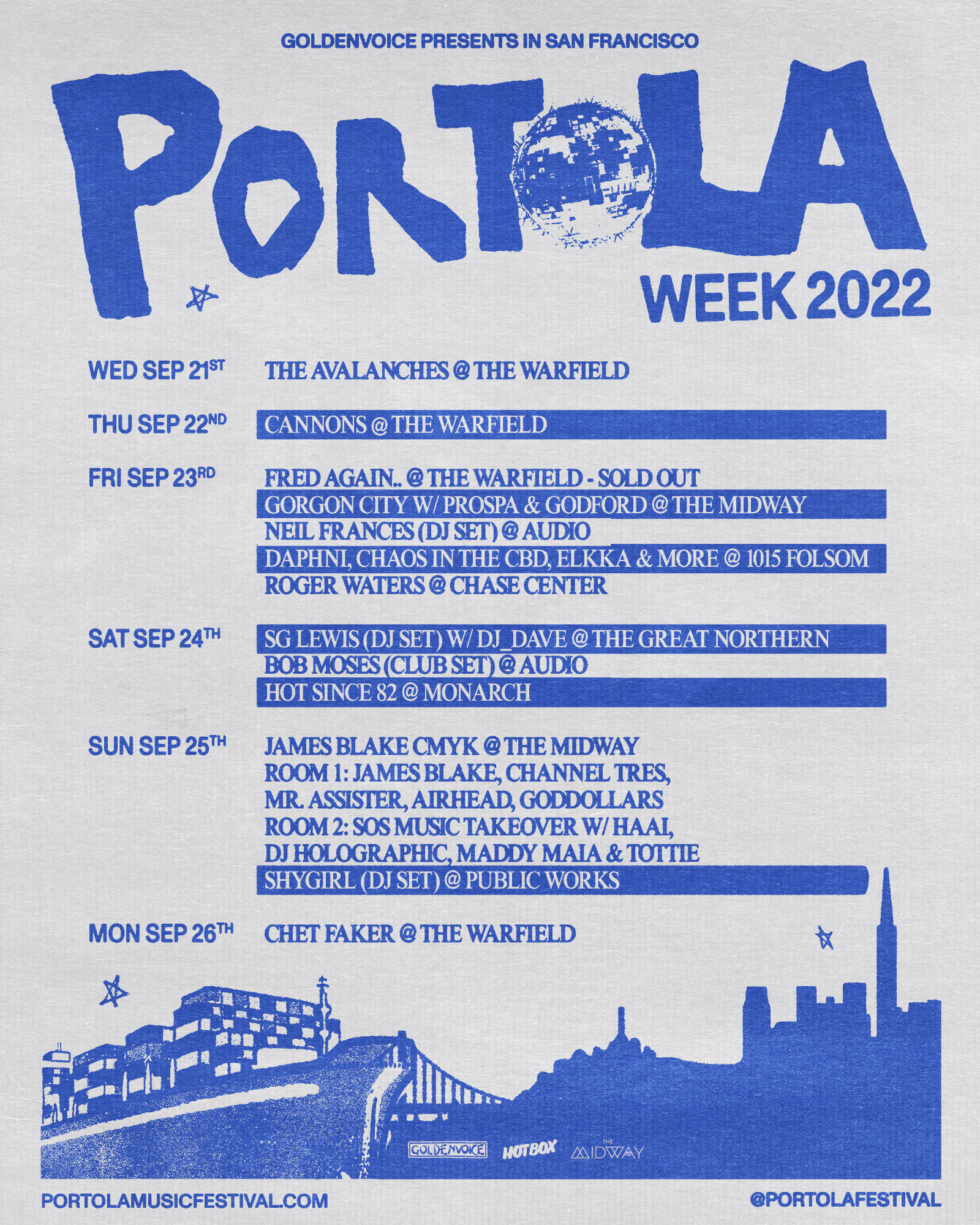 Portola Music Festival Pre-Party: NEIL FRANCES in San Francisco