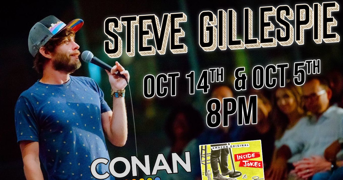 STEVE GILLESPIE (CONAN, INSIDE LAUGHS) AT PLANET OF THE TAPES! in